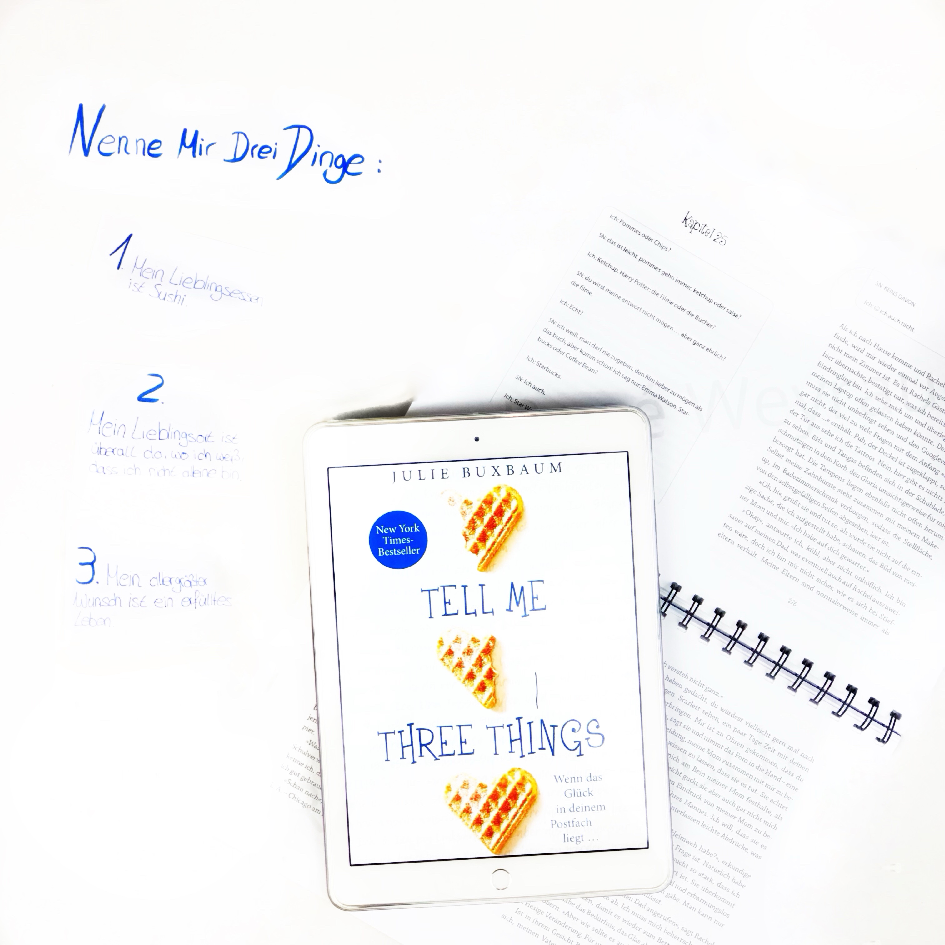 Tell me three things - Julie Buxbaum | Lesejury • René We